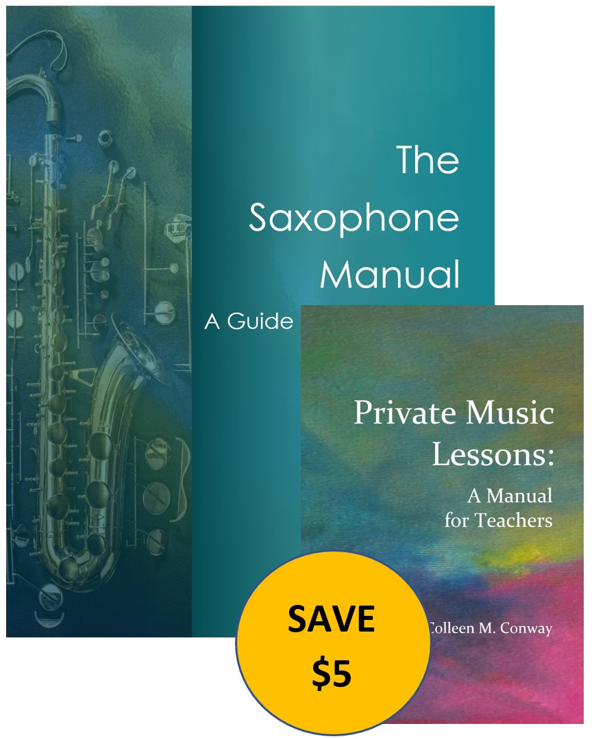Saxophone Manual & Private Music Lessons | Conway Publications